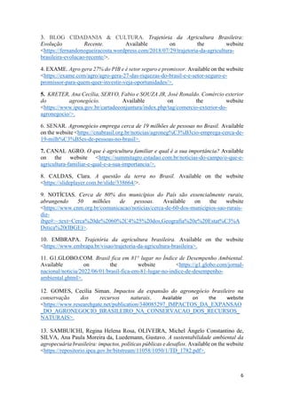 HOW THE LULA GOVERNMENT CAN MAKE BRAZIL'S AGRICULTURAL SECTOR ...