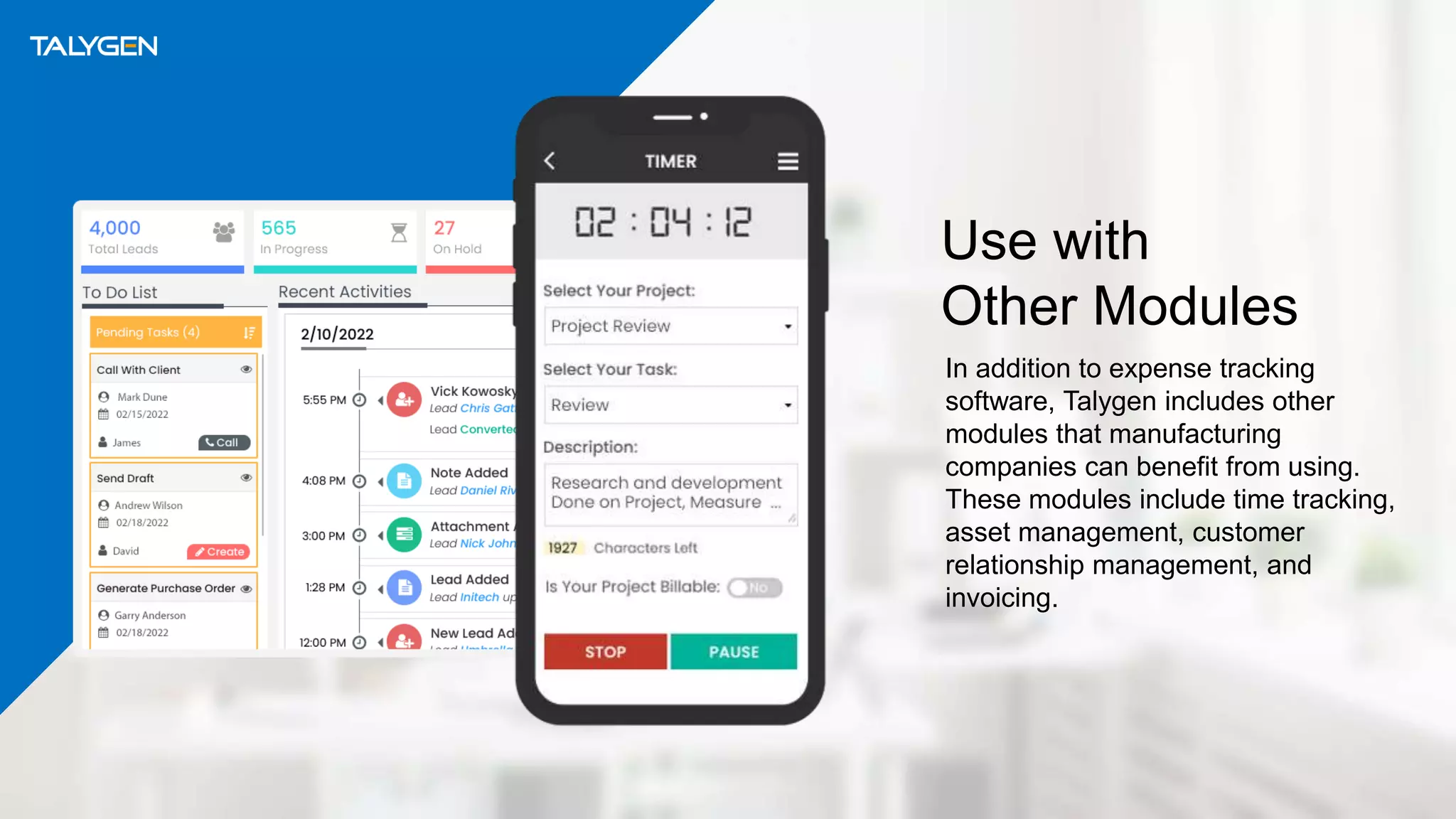 How the Manufacturing Industry Can Use Talygen’s Expense Tracker ...