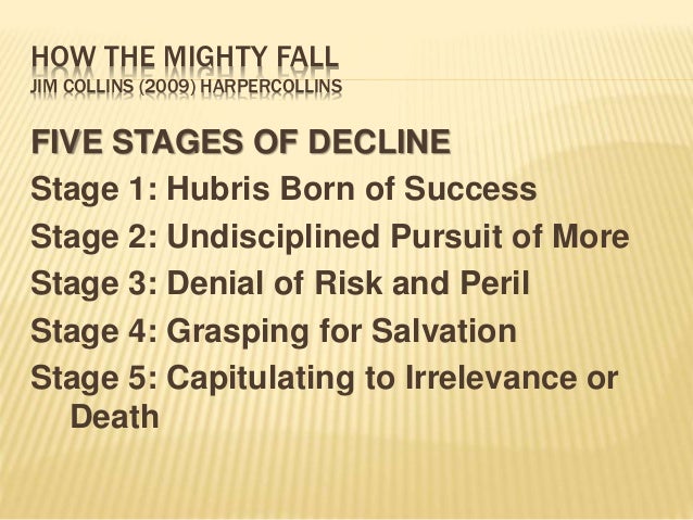 How the mighty fall (revised)