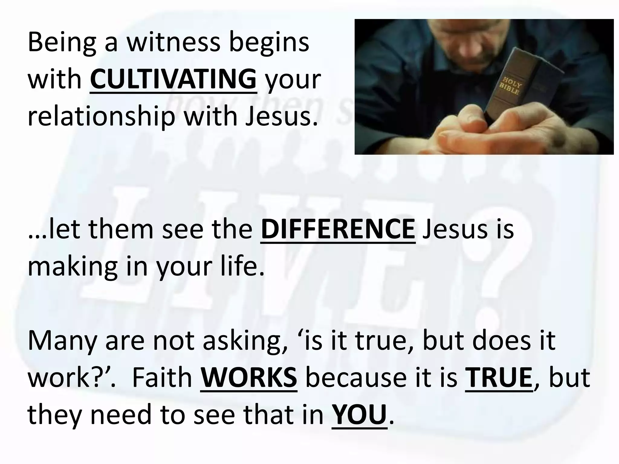 How_Then_Shall_We_Live_Part_3_As_A_Witness | PPTX