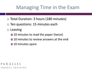 How the pass the apmp exam | PPTX | Educational Assessment | Education