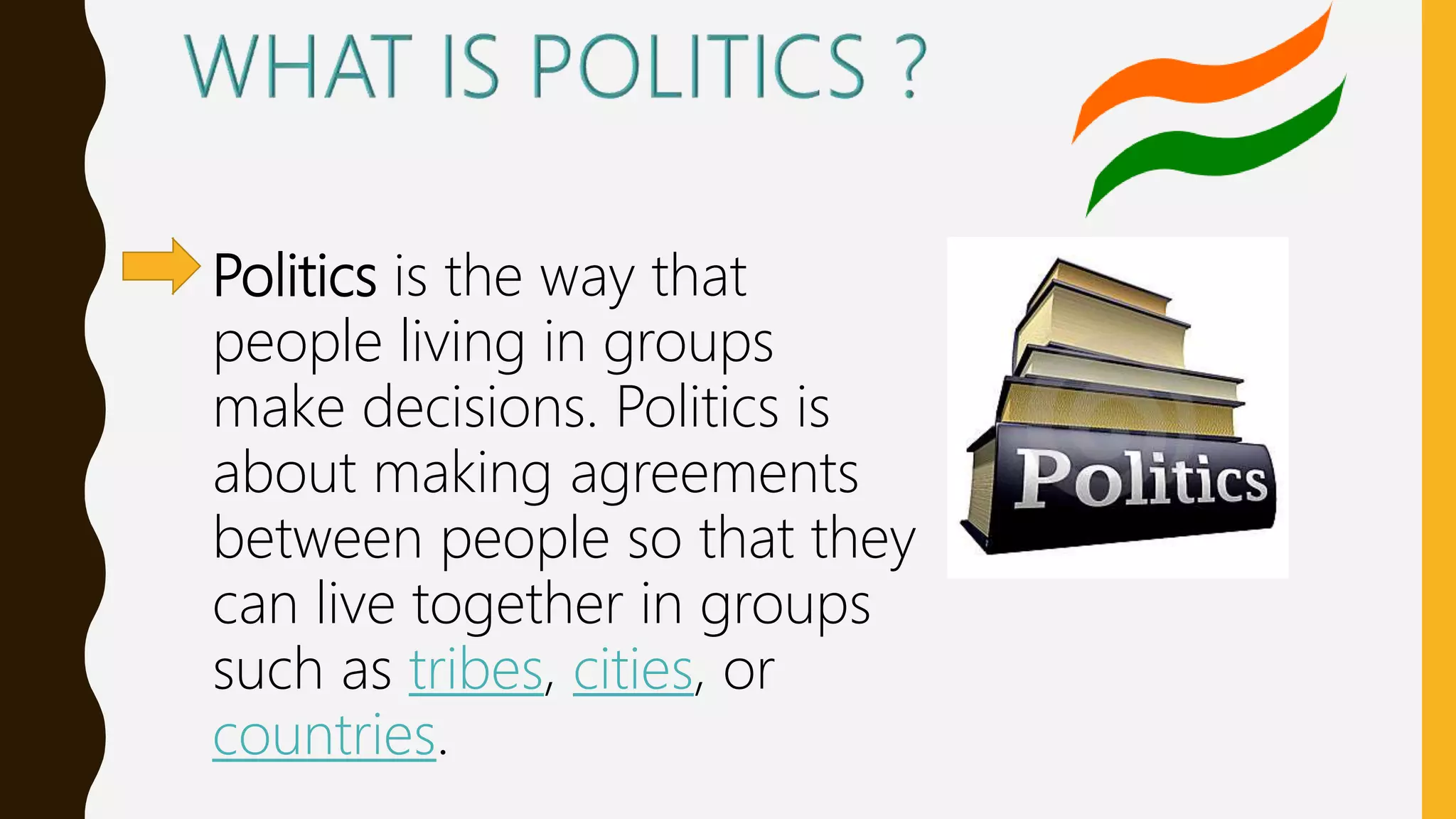 How the political system works in india | PPTX