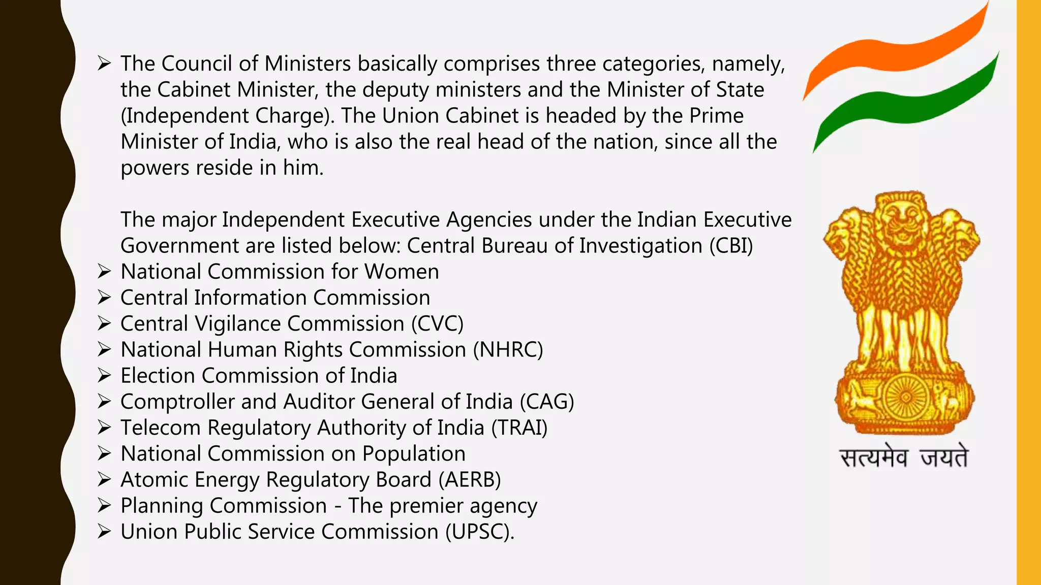 How the political system works in india | PPTX