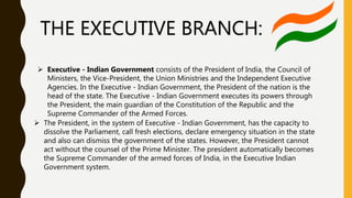 How the political system works in india | PPTX