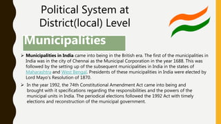 How the political system works in india | PPTX