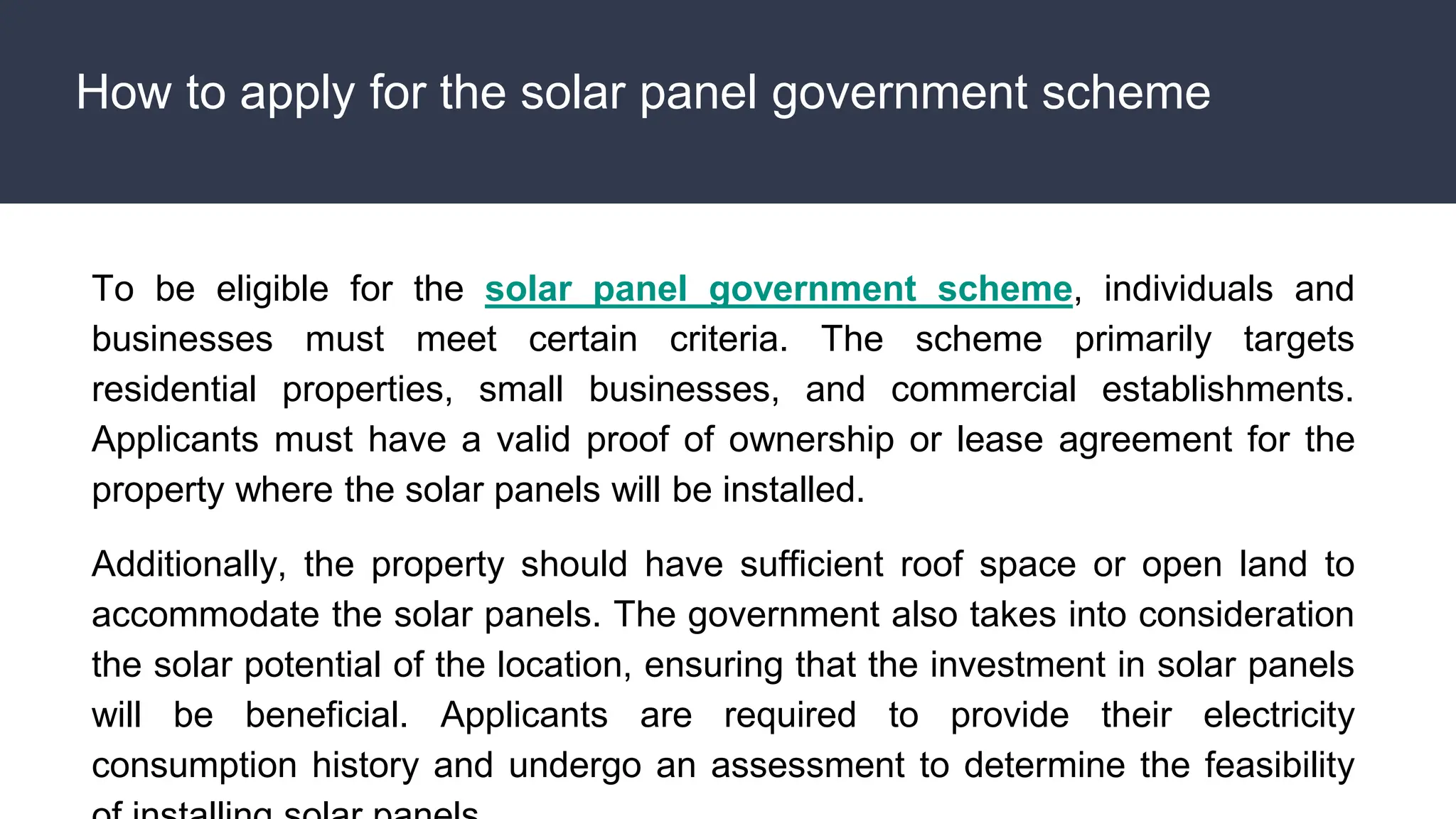 How the Solar Panel Government Scheme is Reducing Electricity Bills in ...