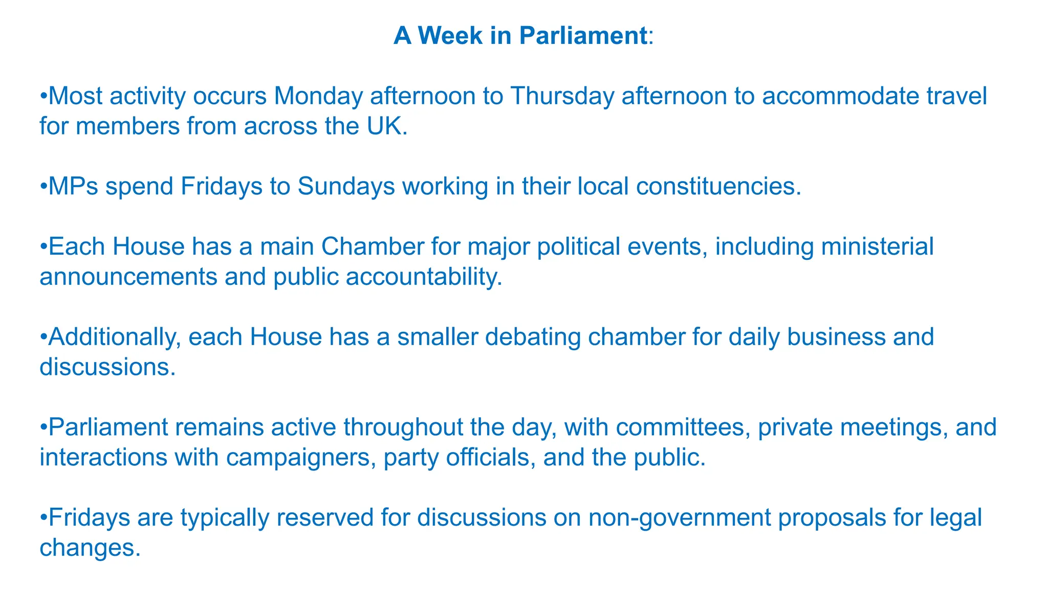 AS Politics - How the UK Parliament Works | PPTX