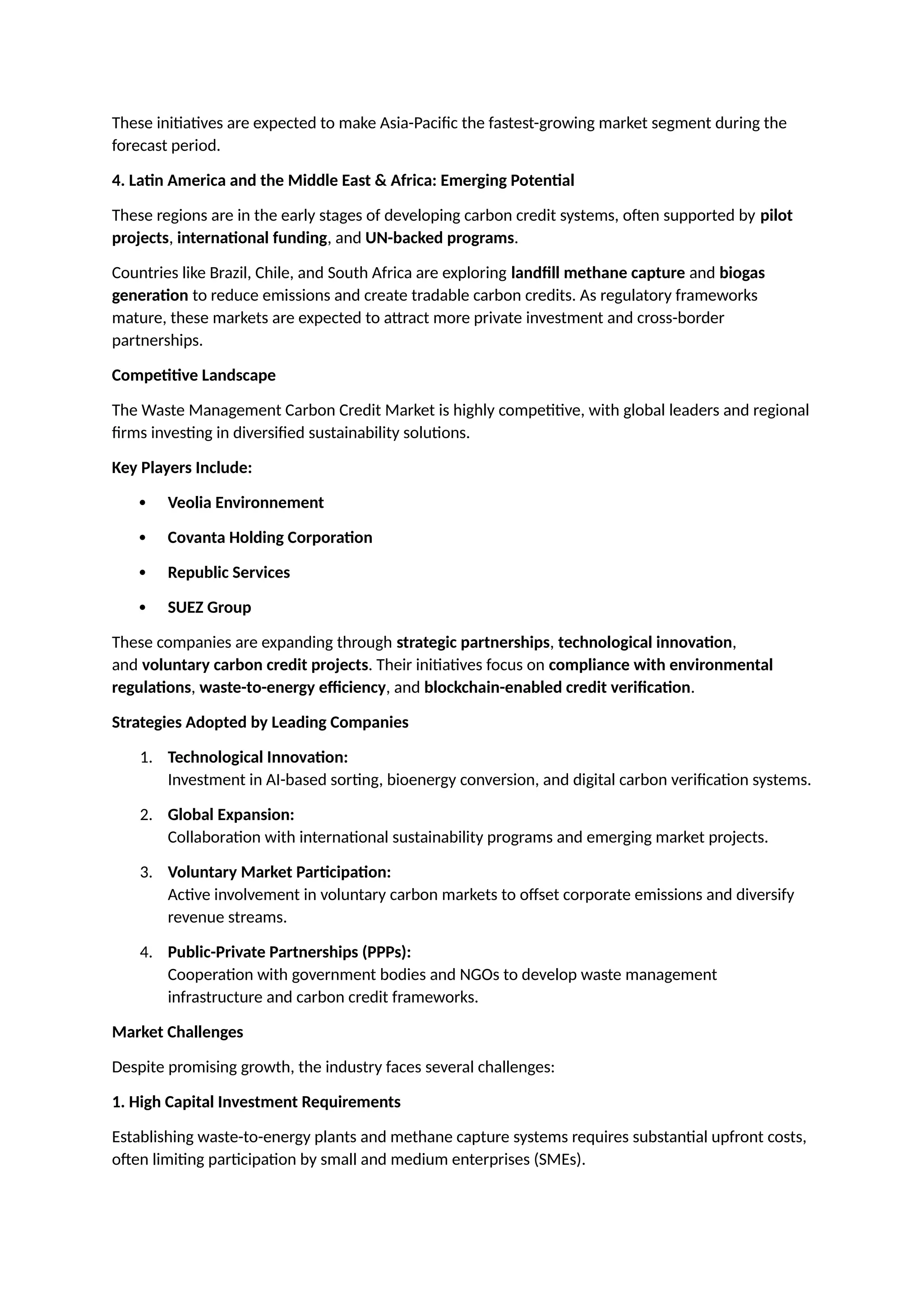 How the Waste Management Carbon Credit Market is Revolutionizing Global ...