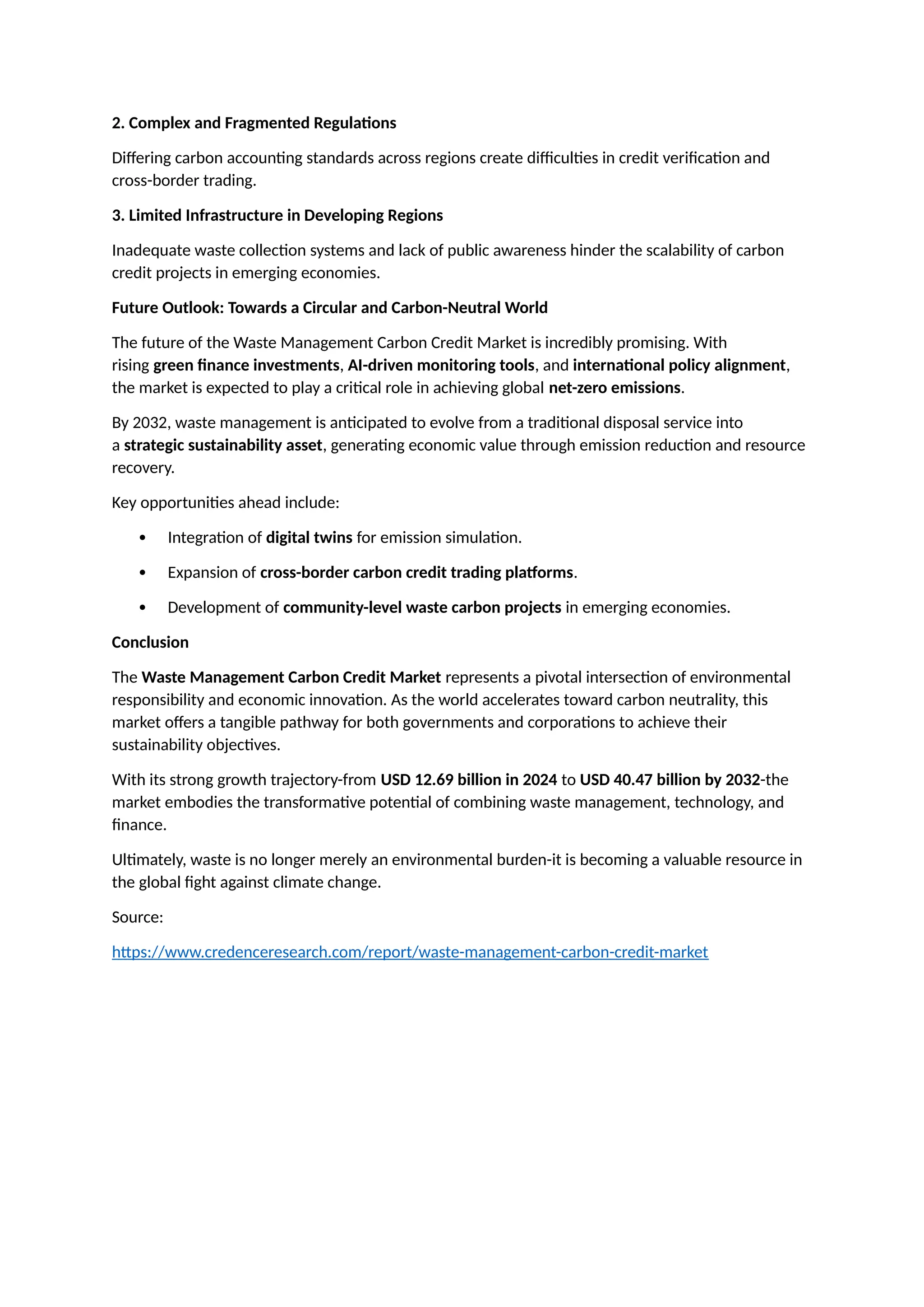 How the Waste Management Carbon Credit Market is Revolutionizing Global ...