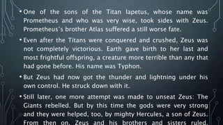 How the World and Mankind were Created | PPTX