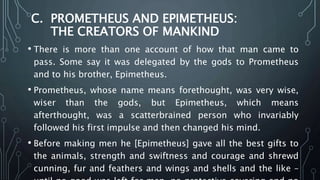 How the World and Mankind were Created | PPTX