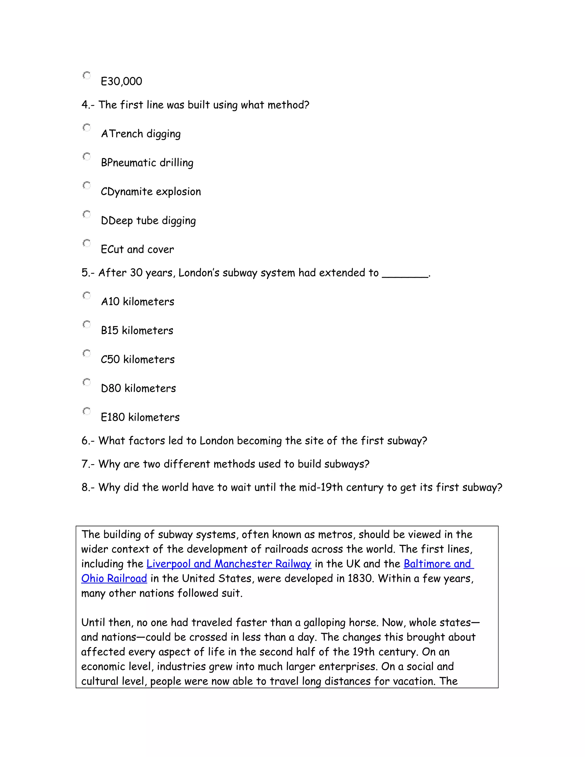 How the world's first subway system was built | DOC