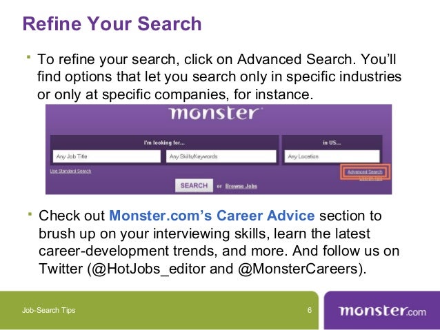 How To: Use Monster.com’s Search Features to Find A Job