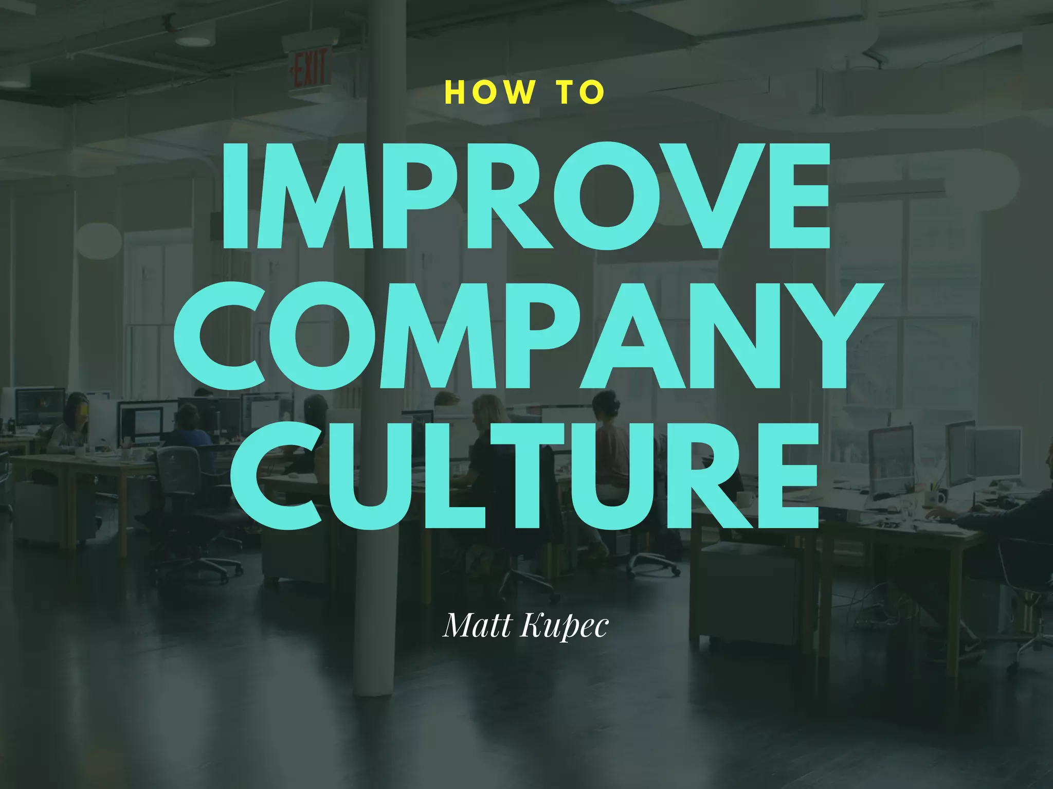 How to Improve Company Culture | PDF