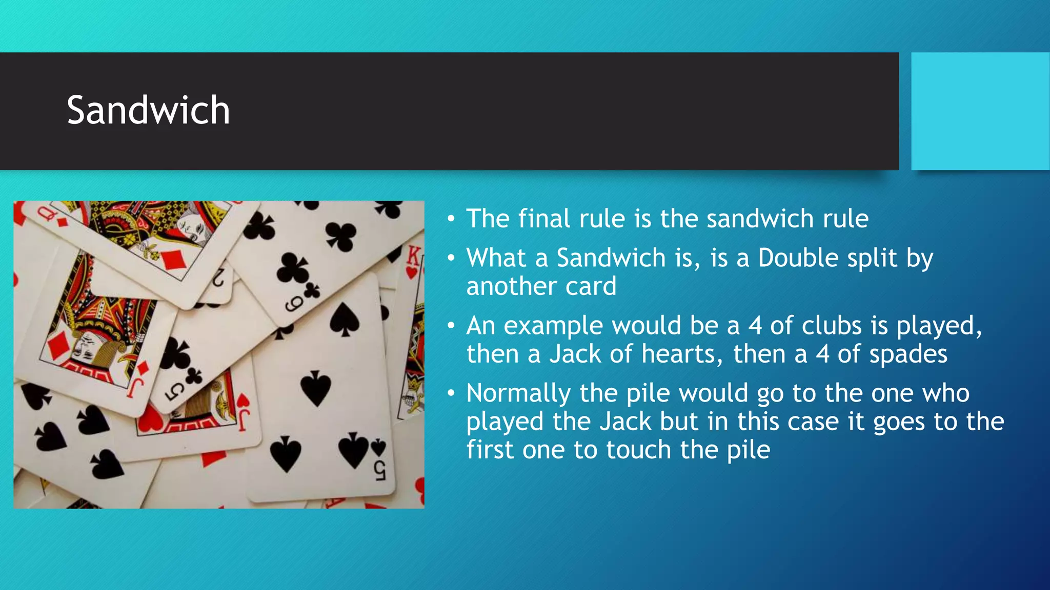 How to Play Egyptian Rat Screw | PPT