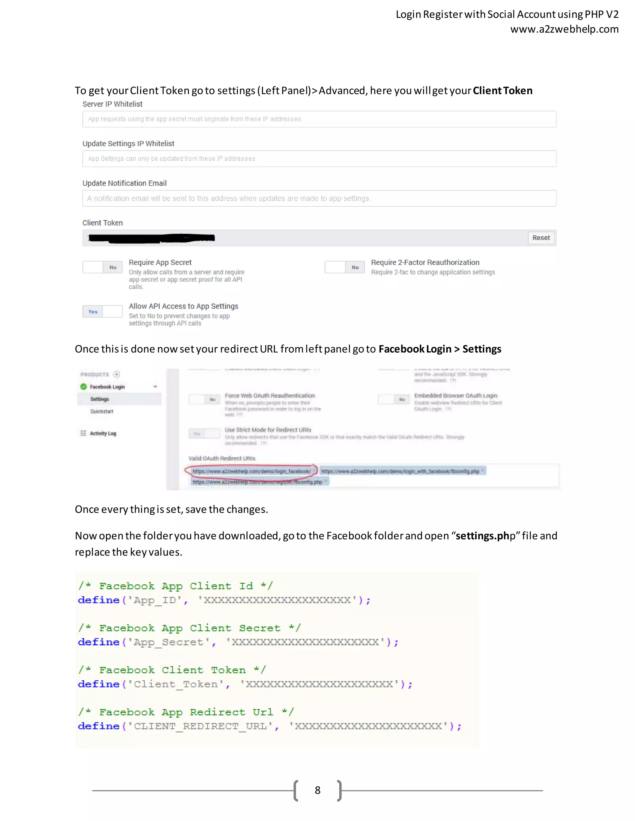 Login Register with Social Account using PHP | DOCX | Social Networking | Internet