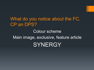 How to analyse dps | PPT