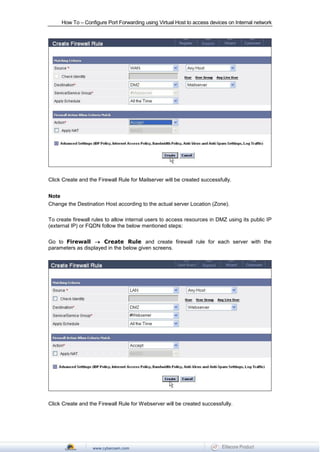 How to -_configure_port_forwarding_using_virtual_host_to_access_devices_on_internal_network | PDF