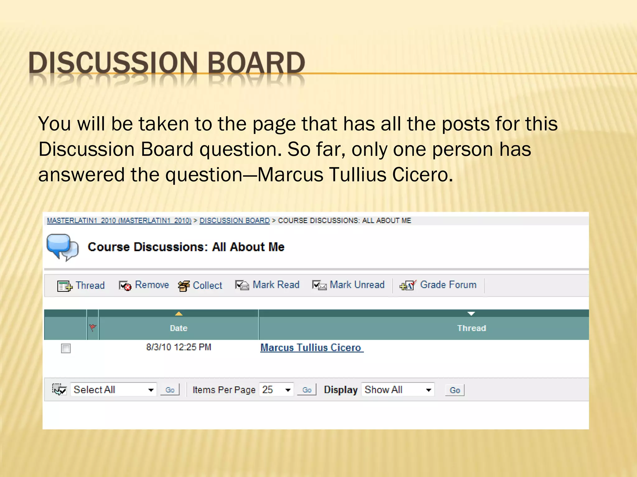 How to. discussion board | PPT