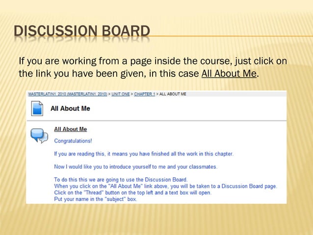 How to. discussion board | PPT
