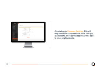 How to set up the Employment Management System (EMS) | PPT
