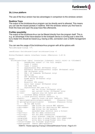 Howto ethereal-wireshark-trace en | PDF