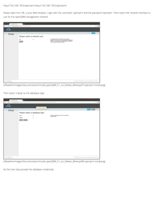 Howto: Install openQRM 5.1 on Debian Wheezy | PDF
