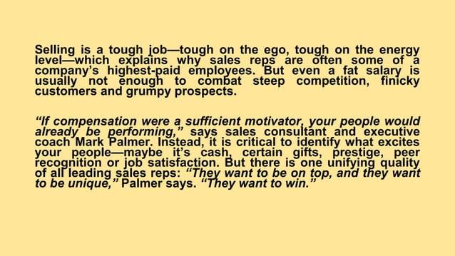 Motivating Your Sales Team | PPS | Sales | Business