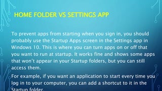 How to Access the Windows 10 Startup Folder.pptx