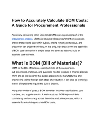 How to Accurately Calculate BOM Costs_ A Guide for Procurement Professionals (2).pdf