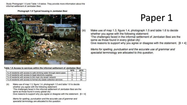 How to ace 8 mark questions for EDUQAS Geography GCSE B | PPTX