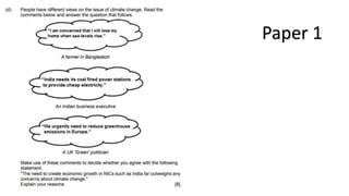 How to ace 8 mark questions for EDUQAS Geography GCSE B | PPTX