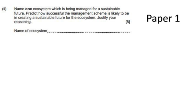 How to ace 8 mark questions for EDUQAS Geography GCSE B | PPTX