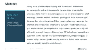 Technology Primer: How to Achieve a Customer-Centric View in an Omni ...