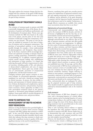 How to achieve deep remission in treatment of inflammatory bowel ...