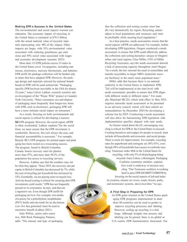 April 2024- How To Achieve EPR-Forward Packaging.pptx | Food Industry ...