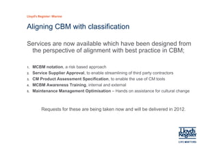 How To Achieve Fleet Cbm Program Approval With Class | PDF | Commercial ...