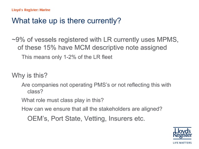 How to achieve fleet cbm program approval with class skf | PPT