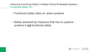 How to Achieve Functional Safety in Safety-Critical Embedded Systems | PPT