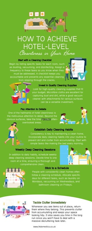 How to Achieve Hotel-Leve Cleanliness in Your Home | PDF