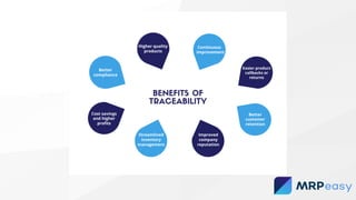 How to achieve traceability in manufacturing? | PDF