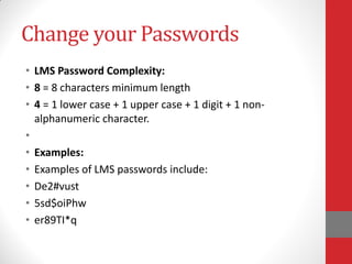How to activate your lms account | PDF
