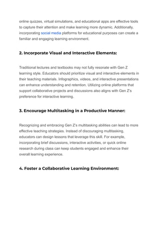 How to Adapt to Gen Z Learning Style (1).pdf | Education industry ...