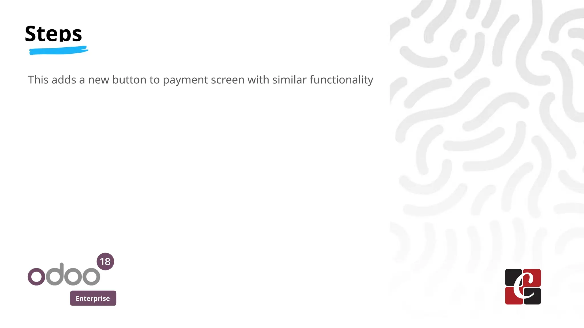 How to Add a Custom Button in Odoo 18 POS Screen | PPTX