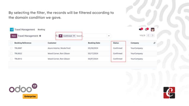 How to Add a Filter in the Odoo 17 - Odoo 17 Slides | PPTX
