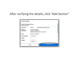 How to Add and Drop Classes | PPT
