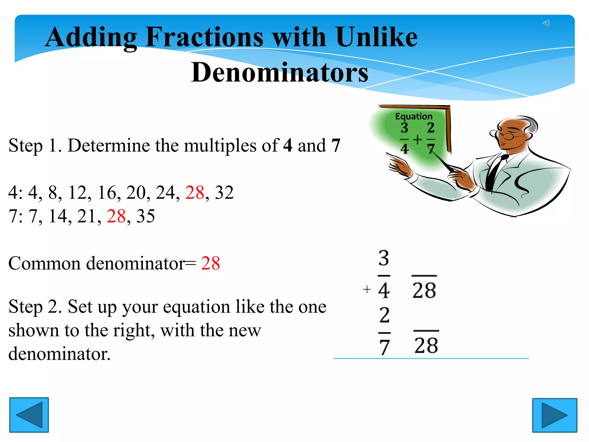 How to add and multiply fractions | PPT