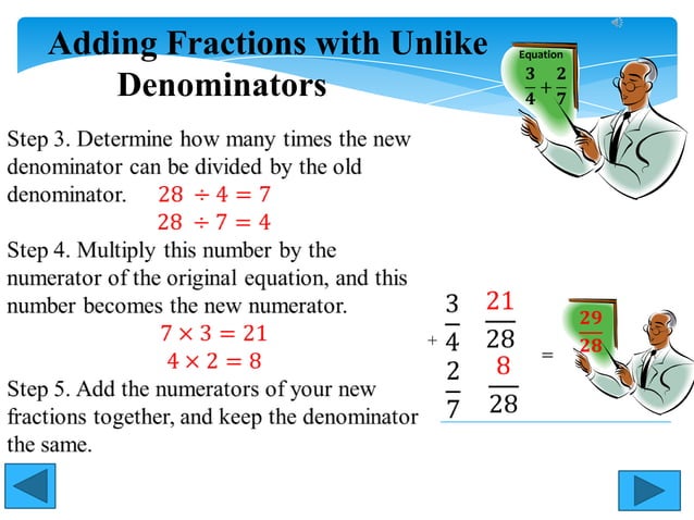 How to add and multiply fractions | PPT