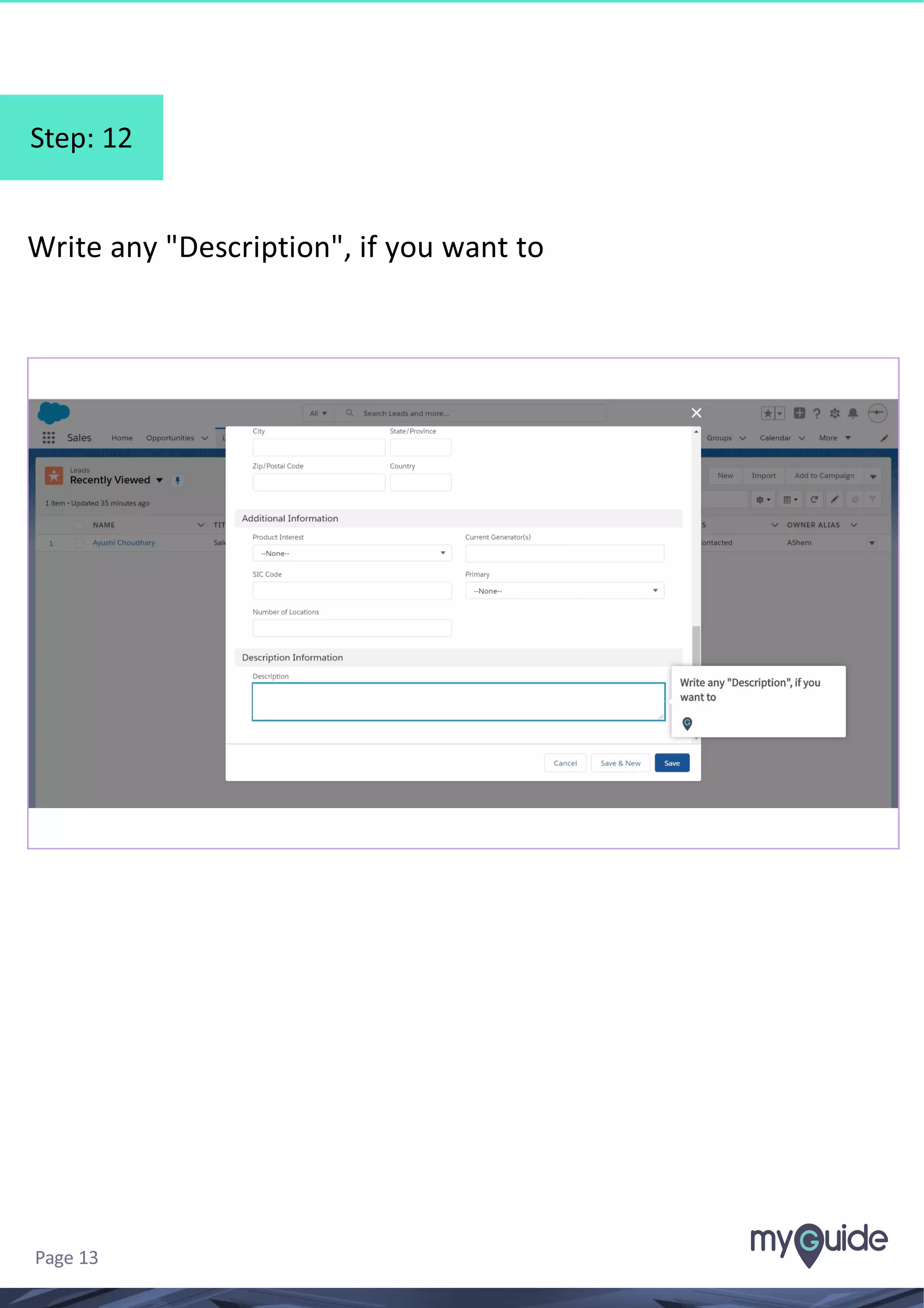 How To Add A New Lead In Salesforce Lightning | PDF