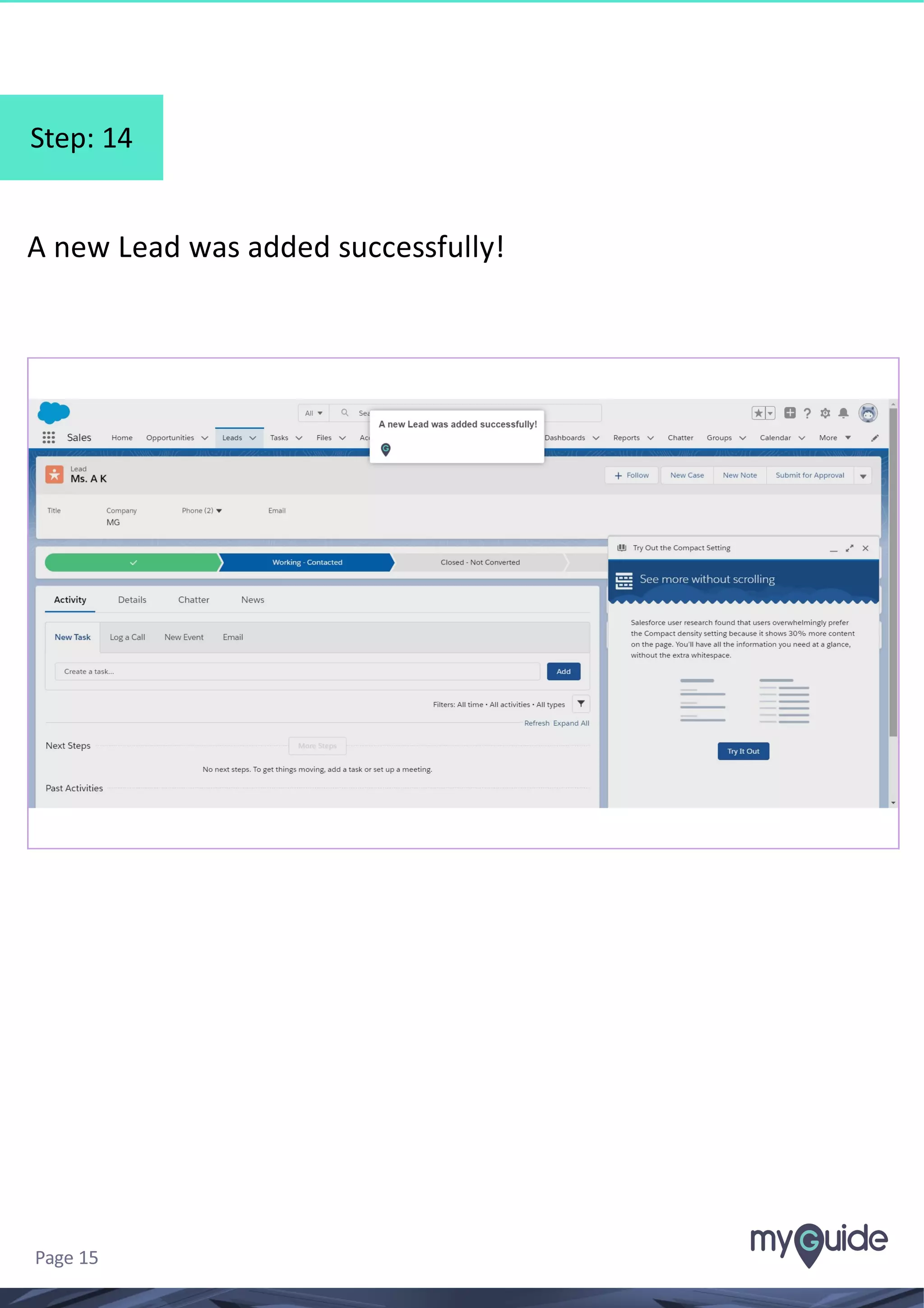 How To Add A New Lead In Salesforce Lightning | PDF